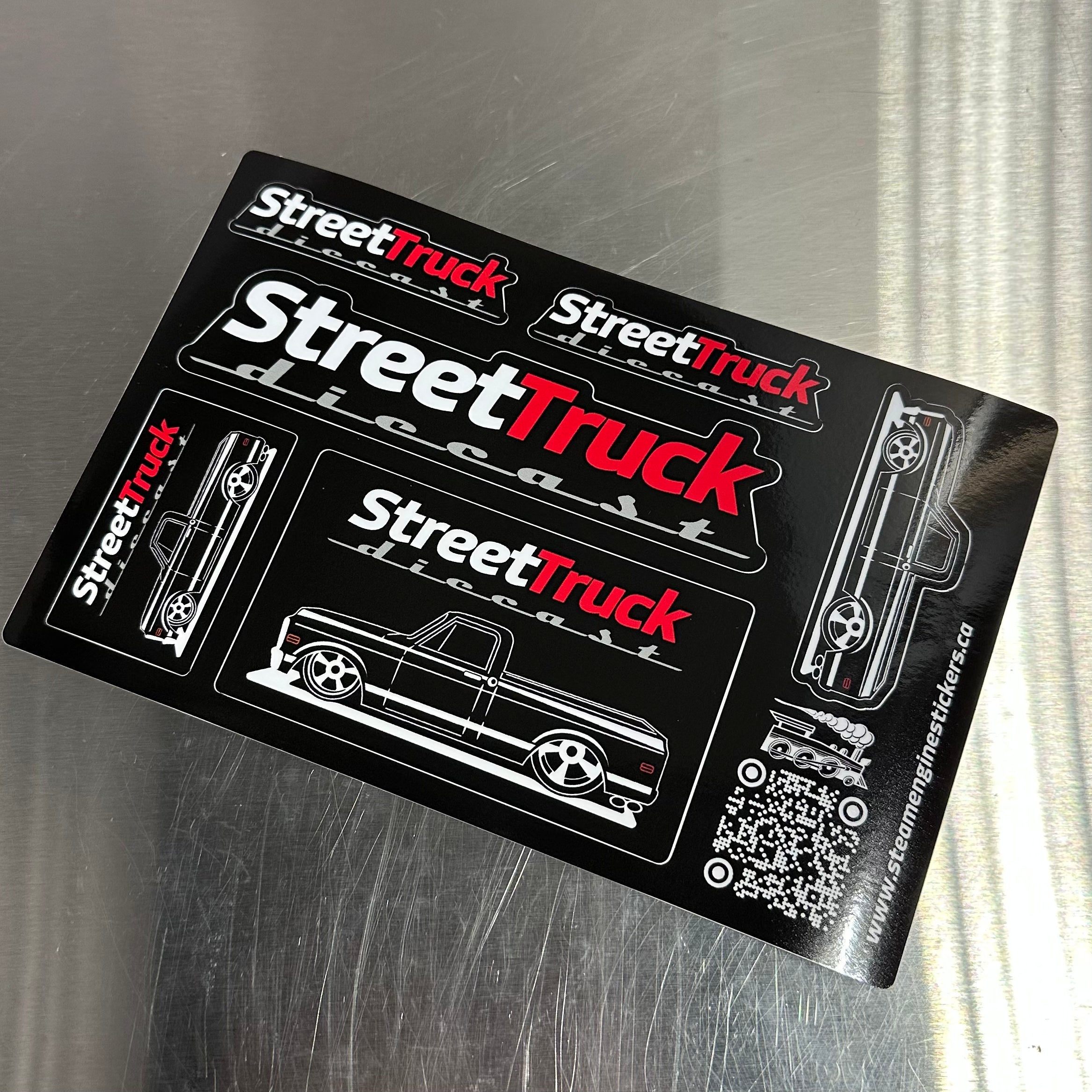 Sticker Sheet – Street Truck Diecast